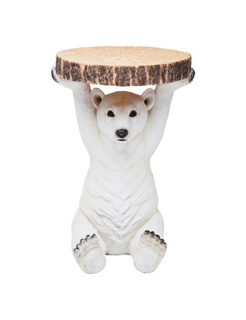 Side Table Animal Polar Bear Ø37cm - Casa Trasacco - Home Decor ...